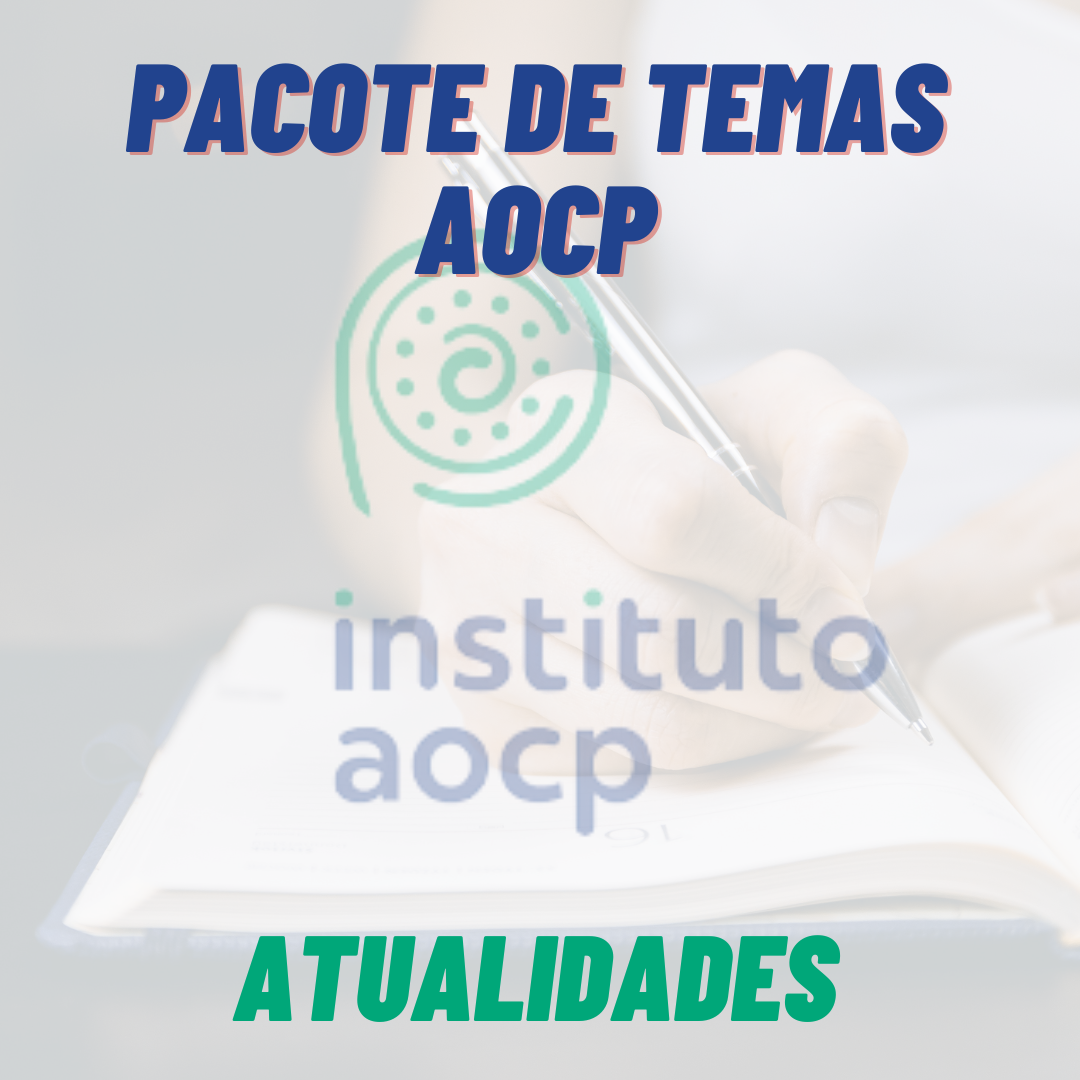 Pacote de Temas Prontos AOCP - Argumentativo | Home - Janaina Arruda